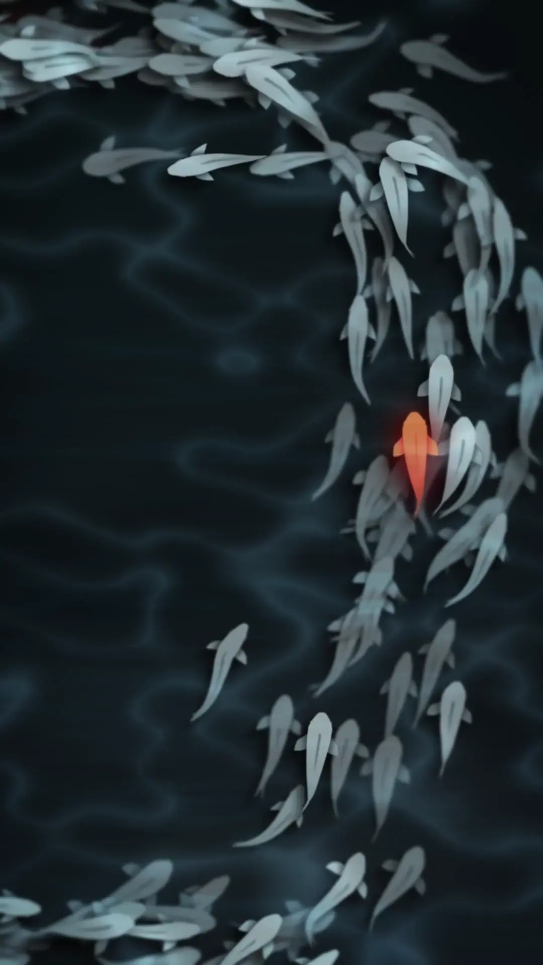 Koi pond, A little animation for practice | Scrolller