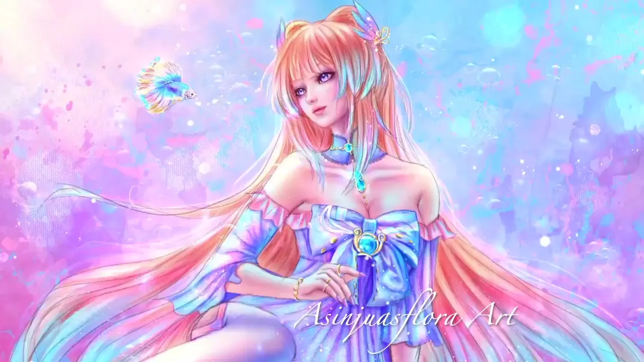 Kokomi Genshin fan art and animation by me | Scrolller