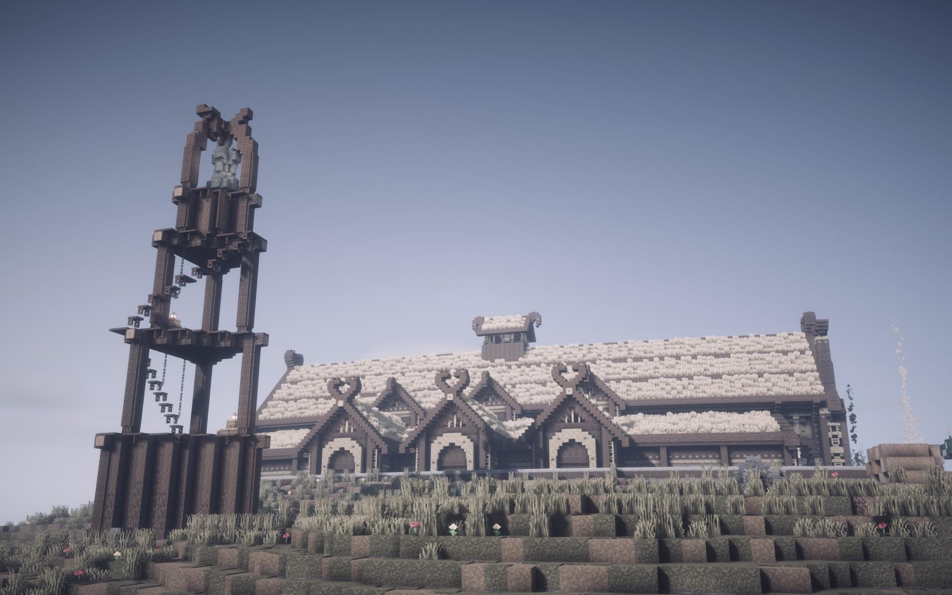 [WIP] What do y’all’s thoughts on my newest project: Edoras, Rohan | Scrolller