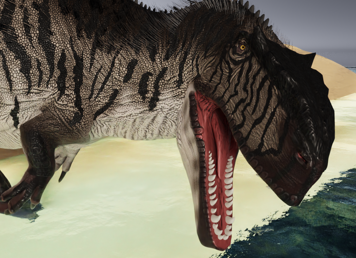 Discover more like Dinosaurs: A few renders of a Giganotosaurus model I've been working on! and ...