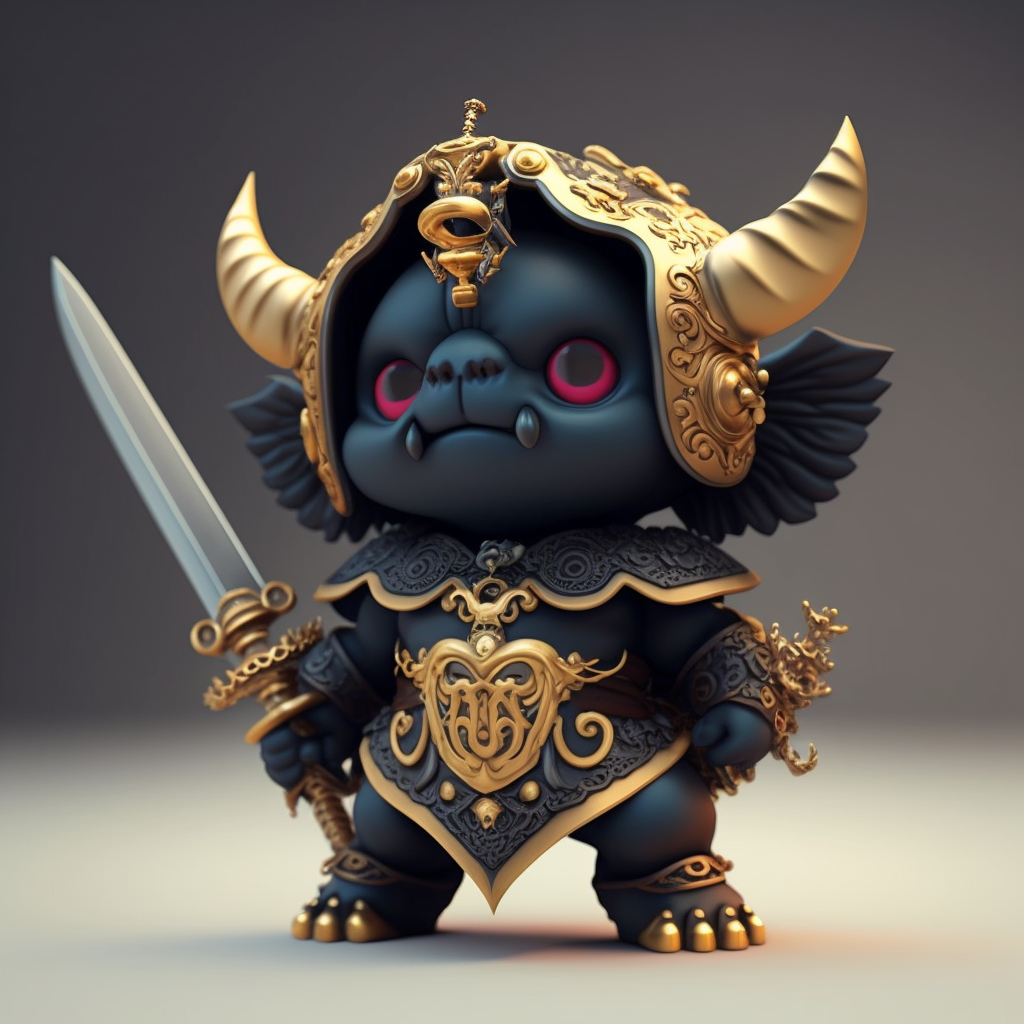 Cute Armored Demon | Scrolller