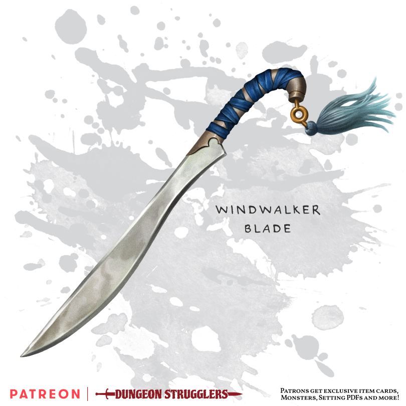New item! Windwalker Blade | Weapon (shortsword) | Scrolller