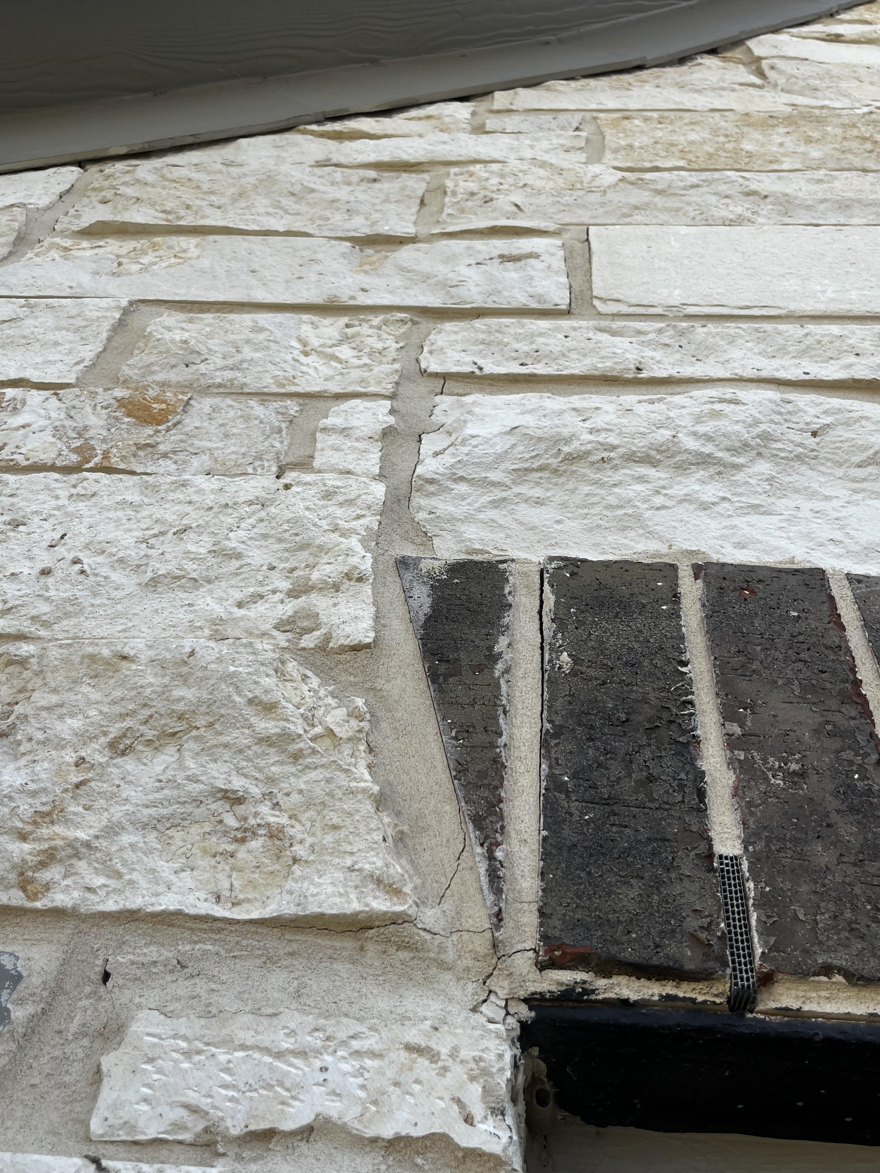 New build garage lintel sagging. | Scrolller