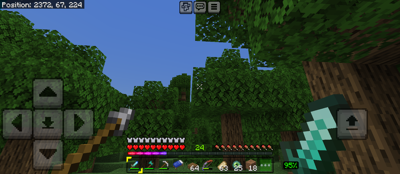 Anyone know what happens to the trees? (Bedrock Edition 1.21.50) | Scrolller