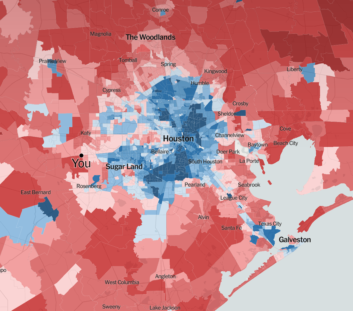 1st Image is the 2020 Presidential Election Results. 2nd image is the swing map between 2016 ...