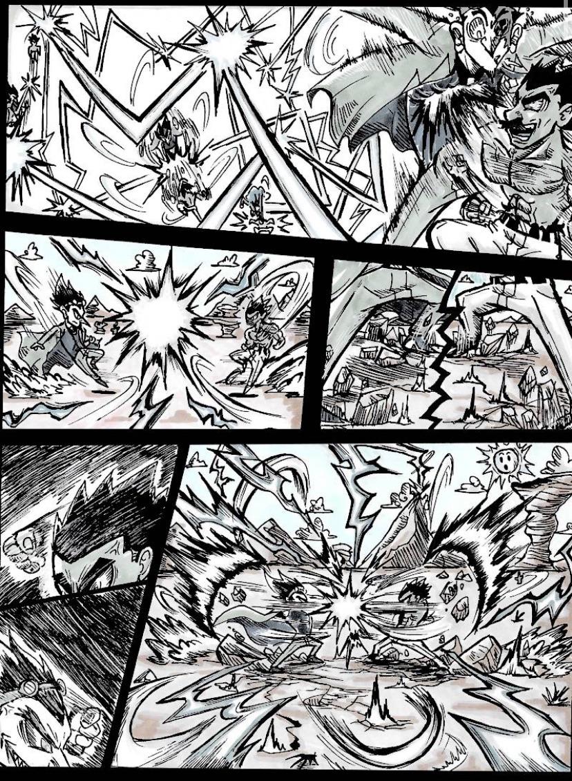 [OC] Harold vs Jeckal fight scene from my comic | Scrolller