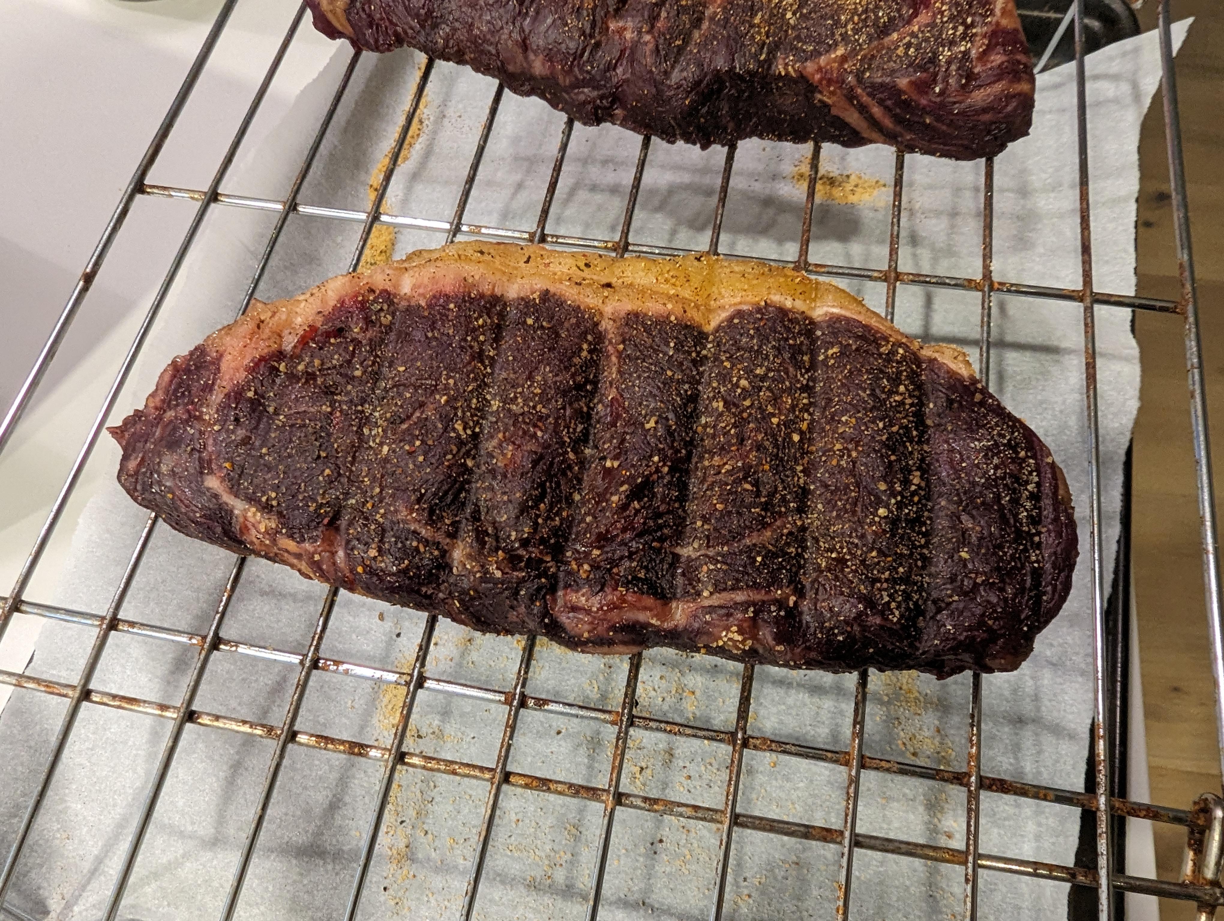 Reverse seared Aussie strips | Scrolller