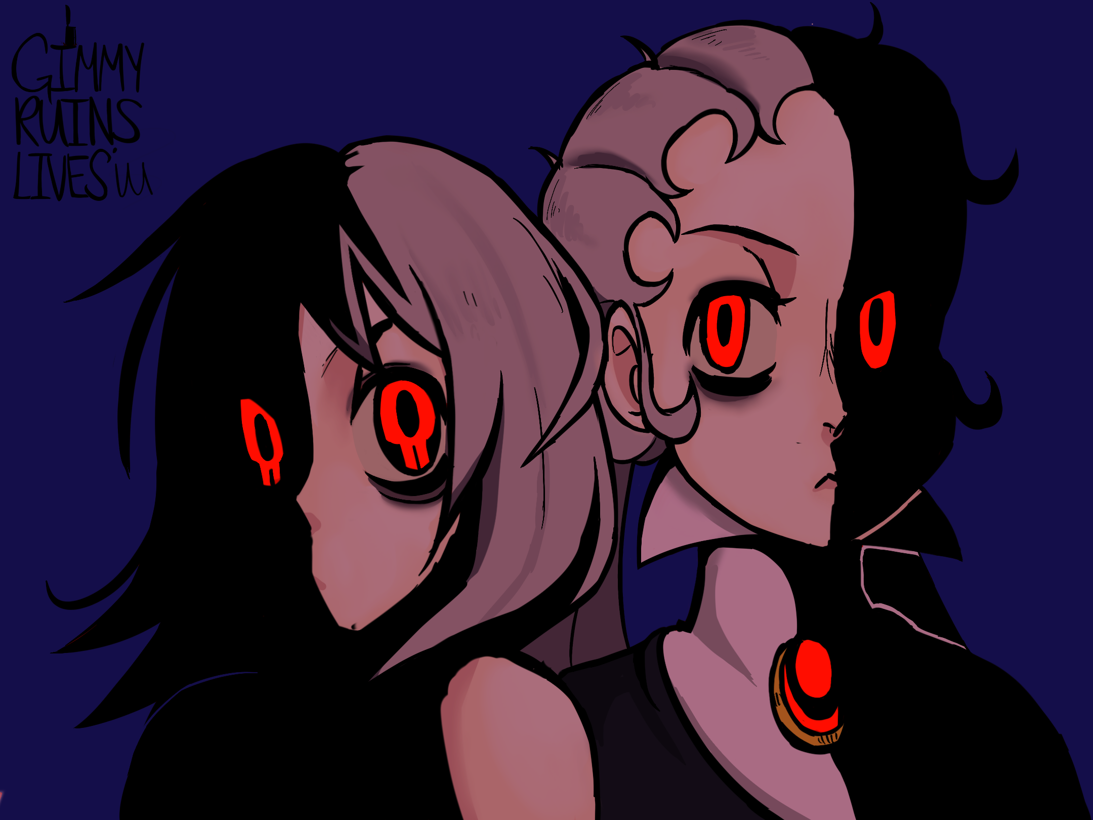 Some official concept art that I drew for my AU | Scrolller