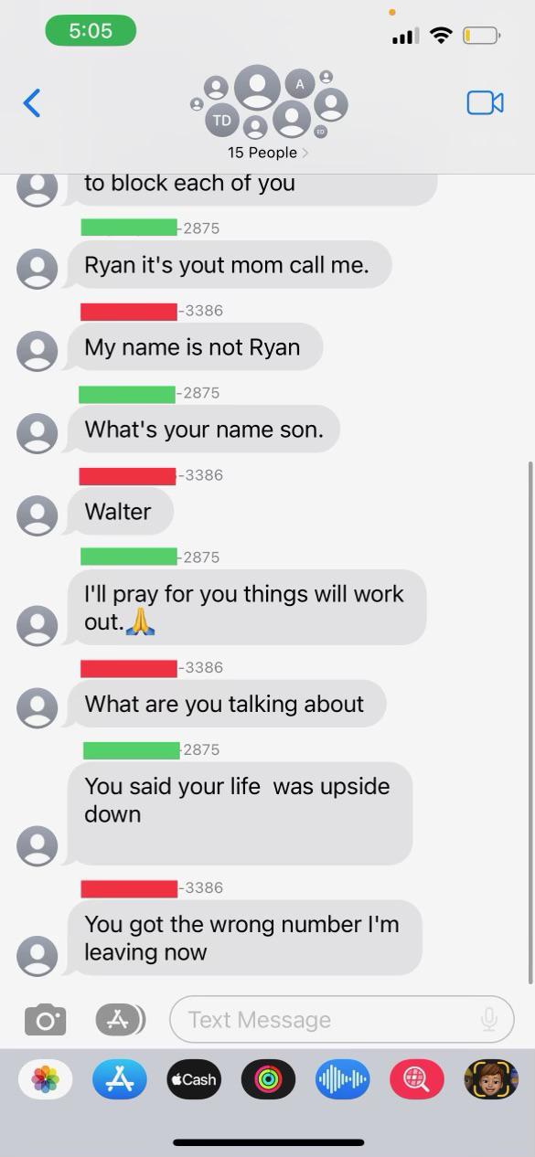 Whoops wrong number | Scrolller