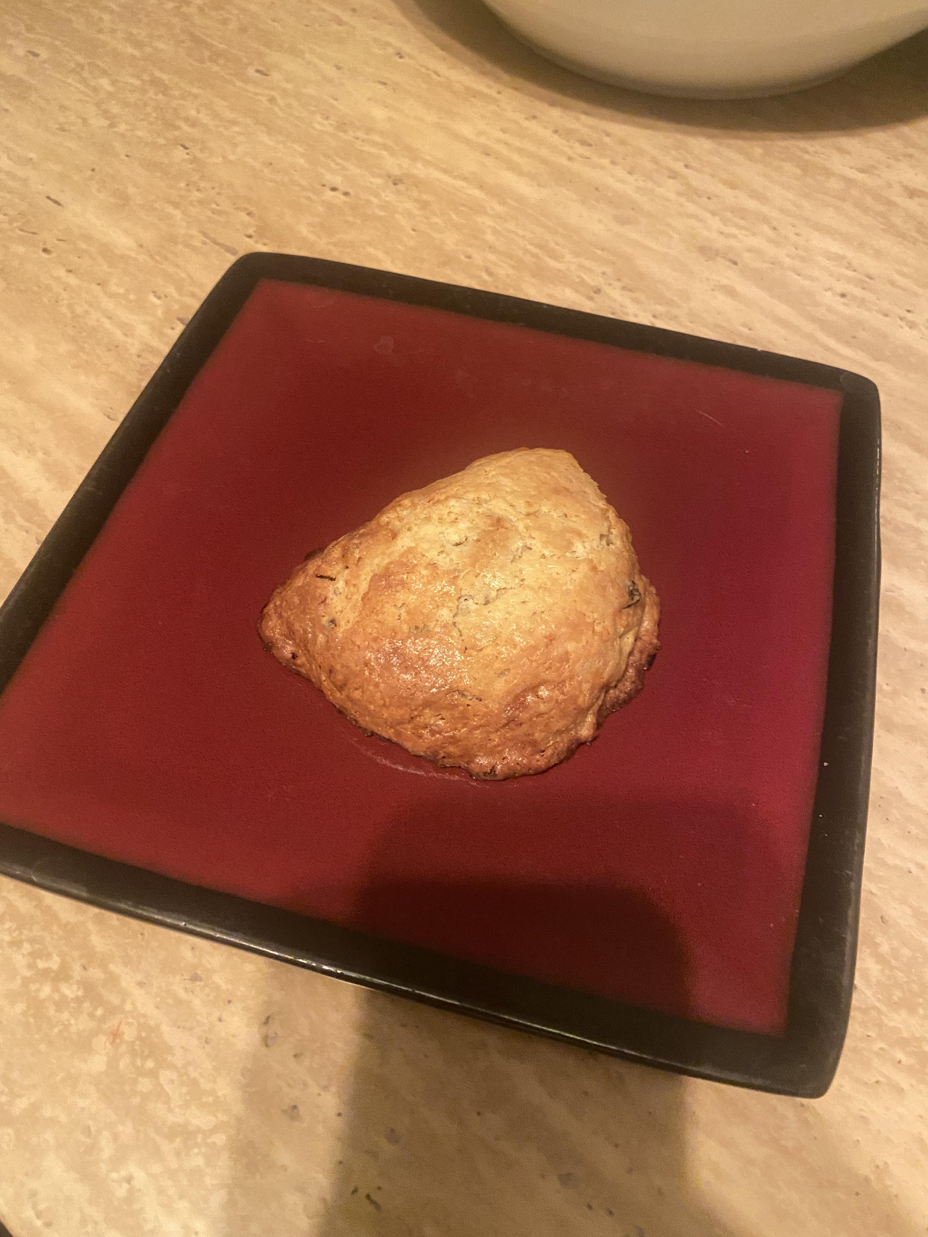 Orange Raisin Sconery, first attempt | Scrolller