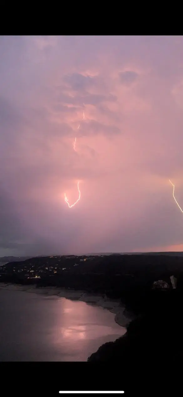 Lake Travis lite up | Scrolller