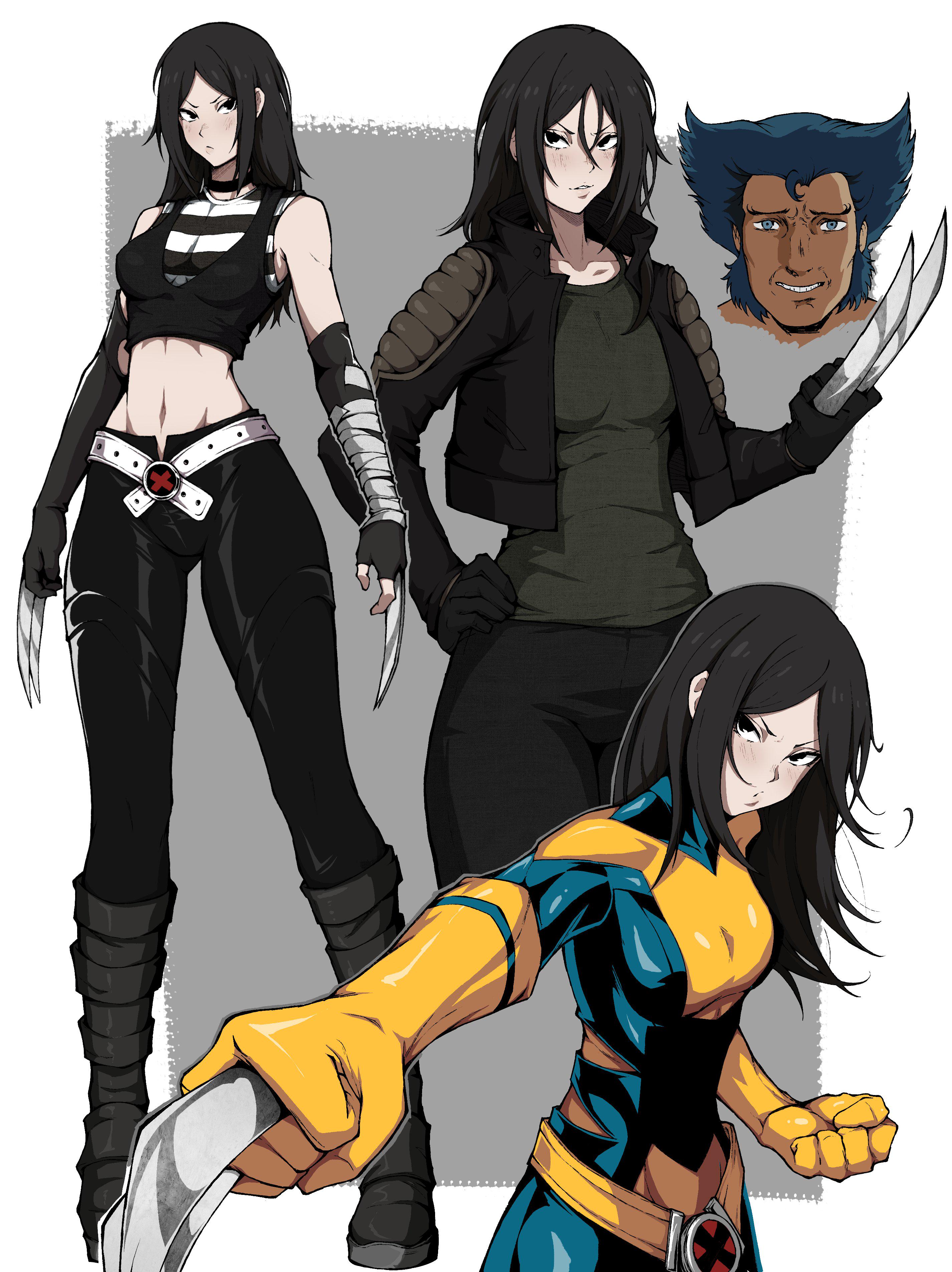 Laura as X-23 and Wolverine by Kekel. | Scrolller