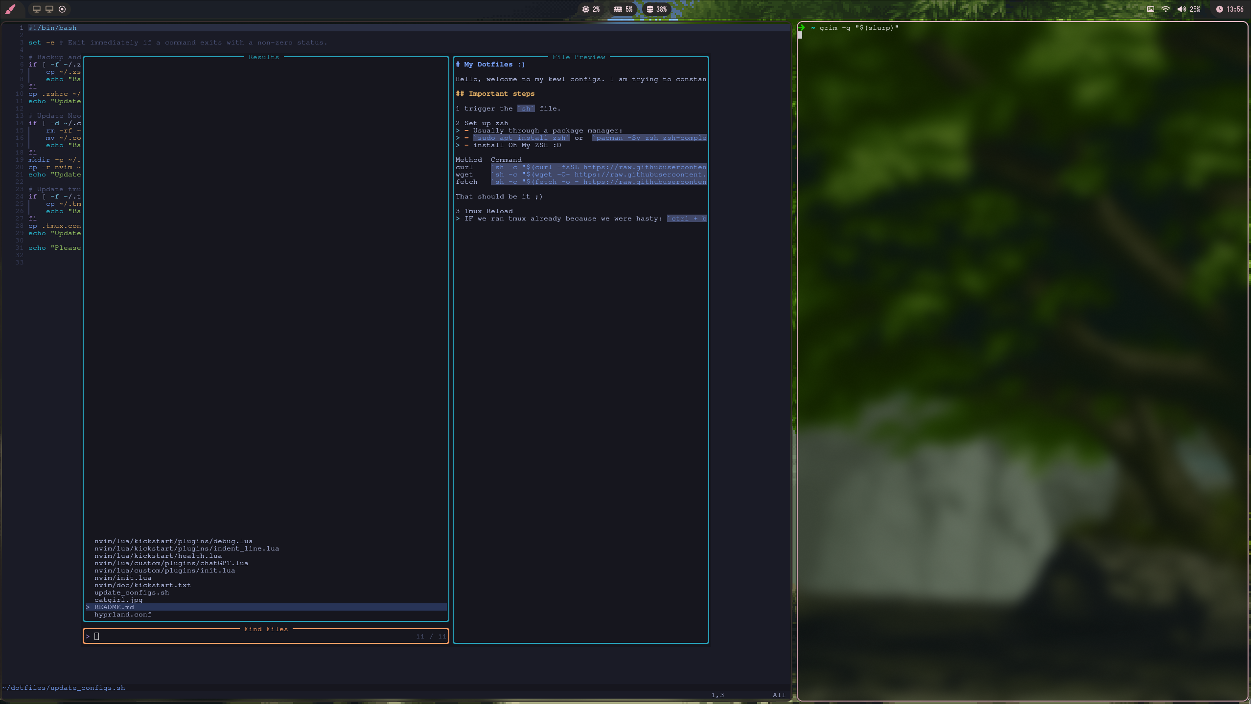 [Hyprland] My first setup | Scrolller