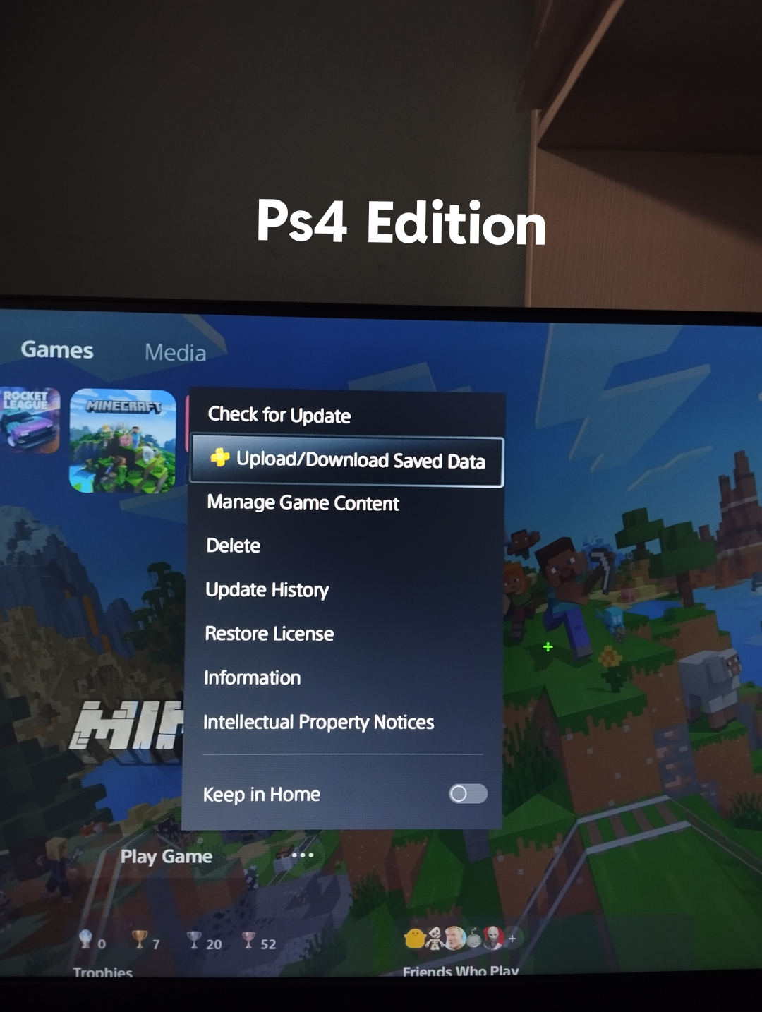 Discover more like Minecraft: Why ineps4 version I can Upload/Download Saved Data but in ps5 ...
