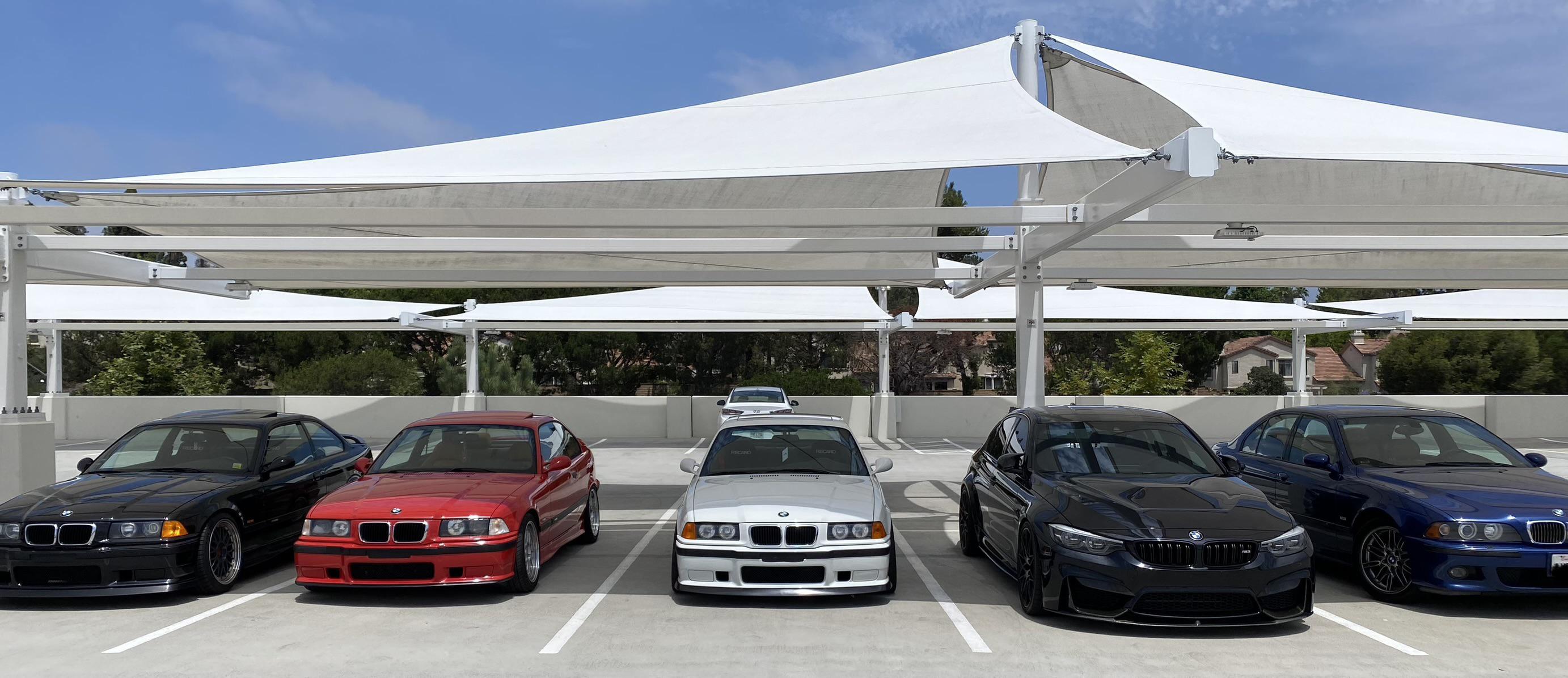 Rolled into a parking garage recently and came up on a trio of ‘95 E36 M3s and an F80, so I had ...