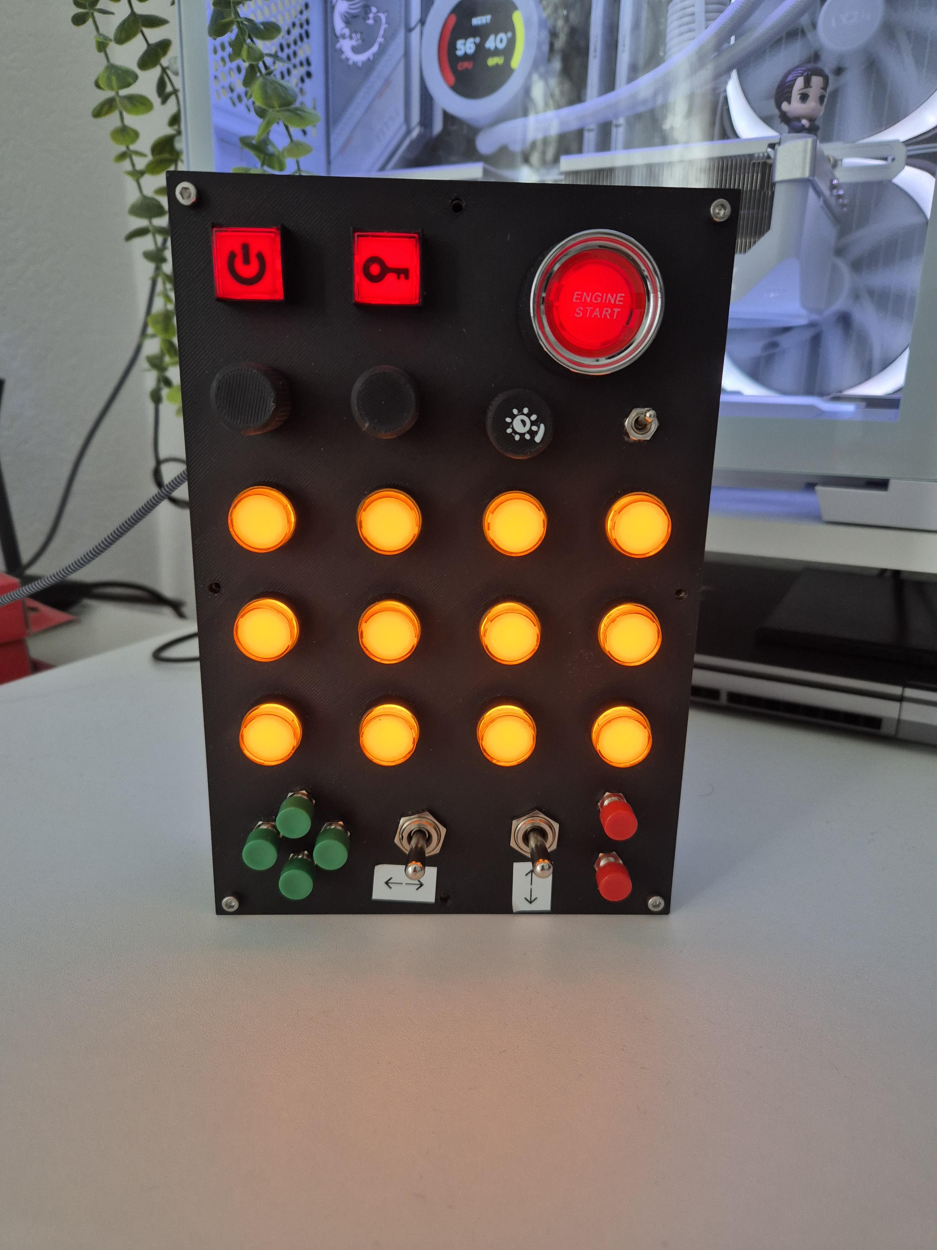 3D Printed housing for my button box | Scrolller