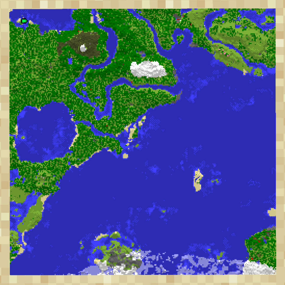 I created maps of the same area of a world but with different sized maps | Scrolller