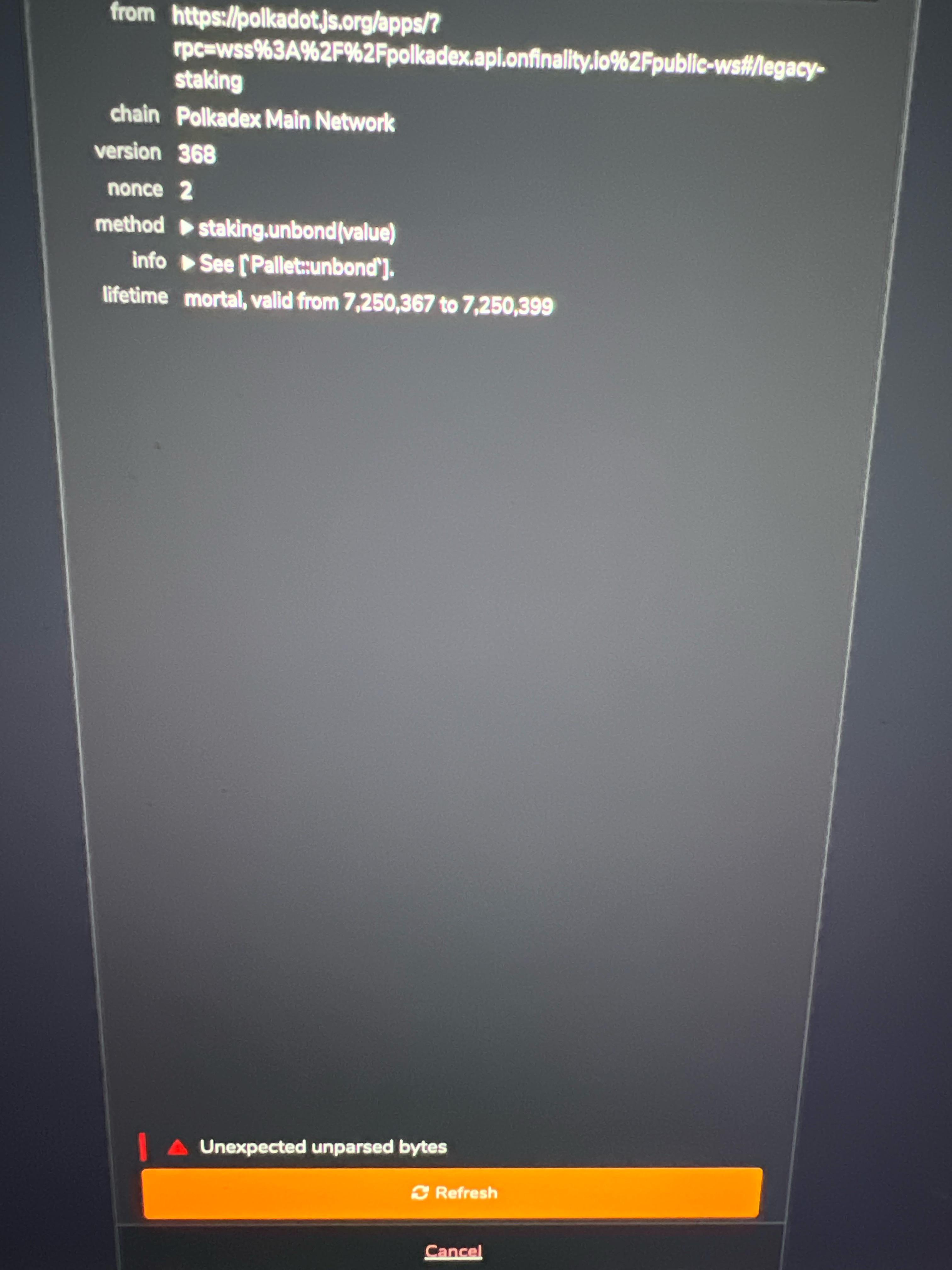 Ledger Wallet - Unbonding not working | Scrolller