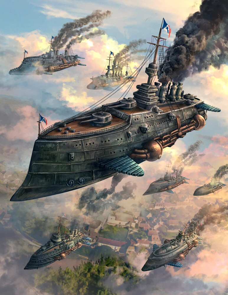 Leviathans: The Great War - French Fleet by AlienT | Scrolller