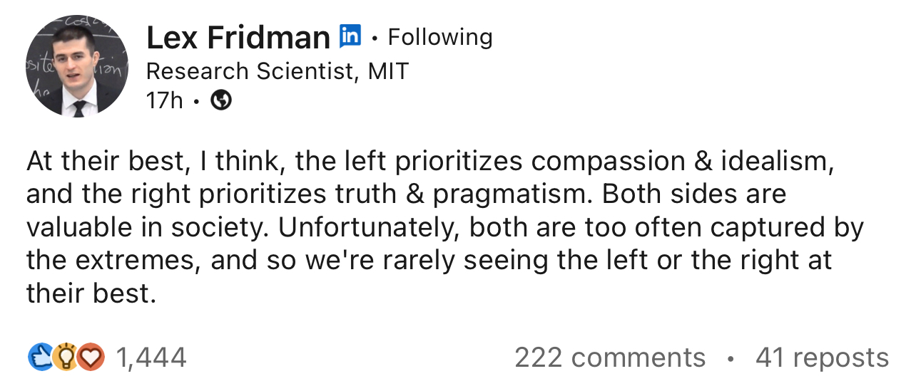 Lex Fridman, the bootlicker extraordinaire | Scrolller