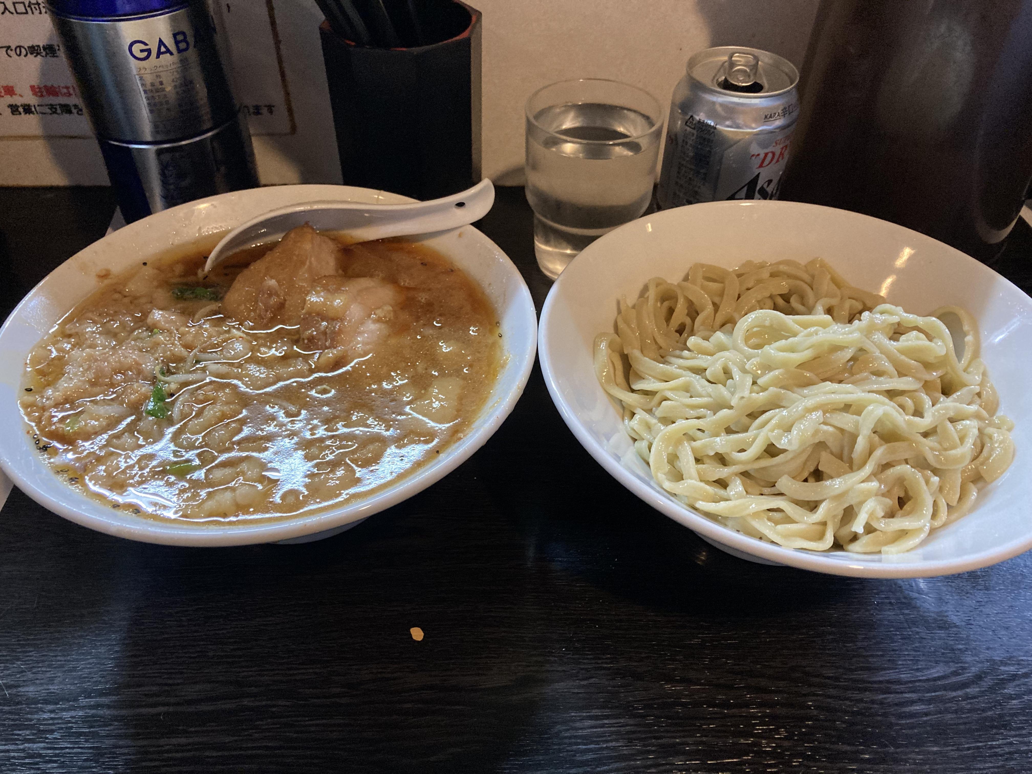 Jiro style tsukemen at Butaboshi | Scrolller