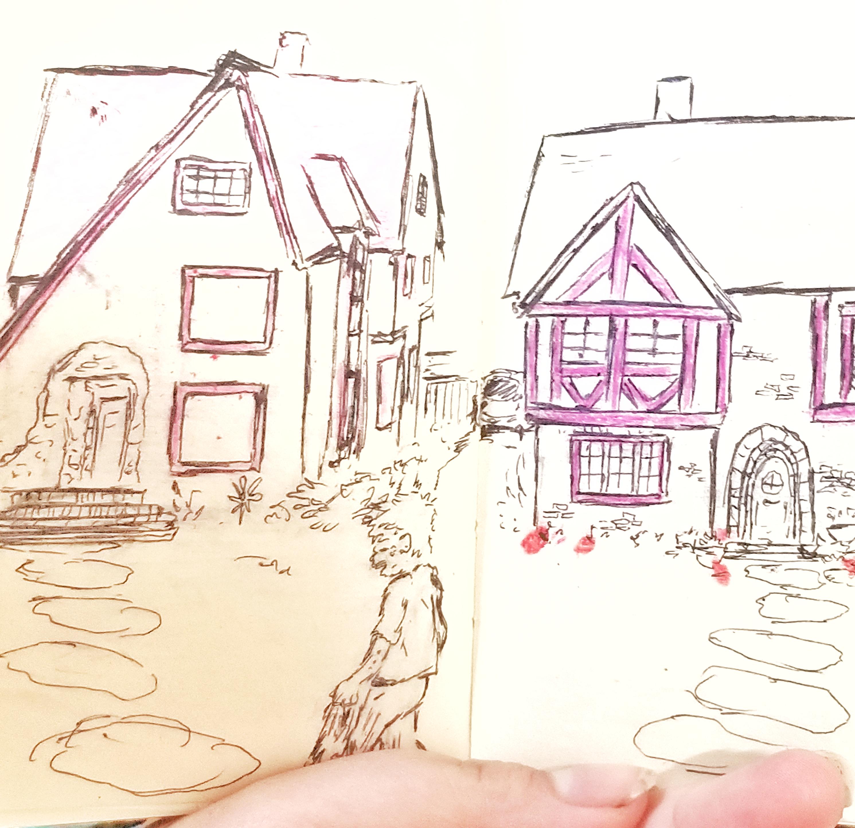 Little doodle I did while waiting in the car | Scrolller