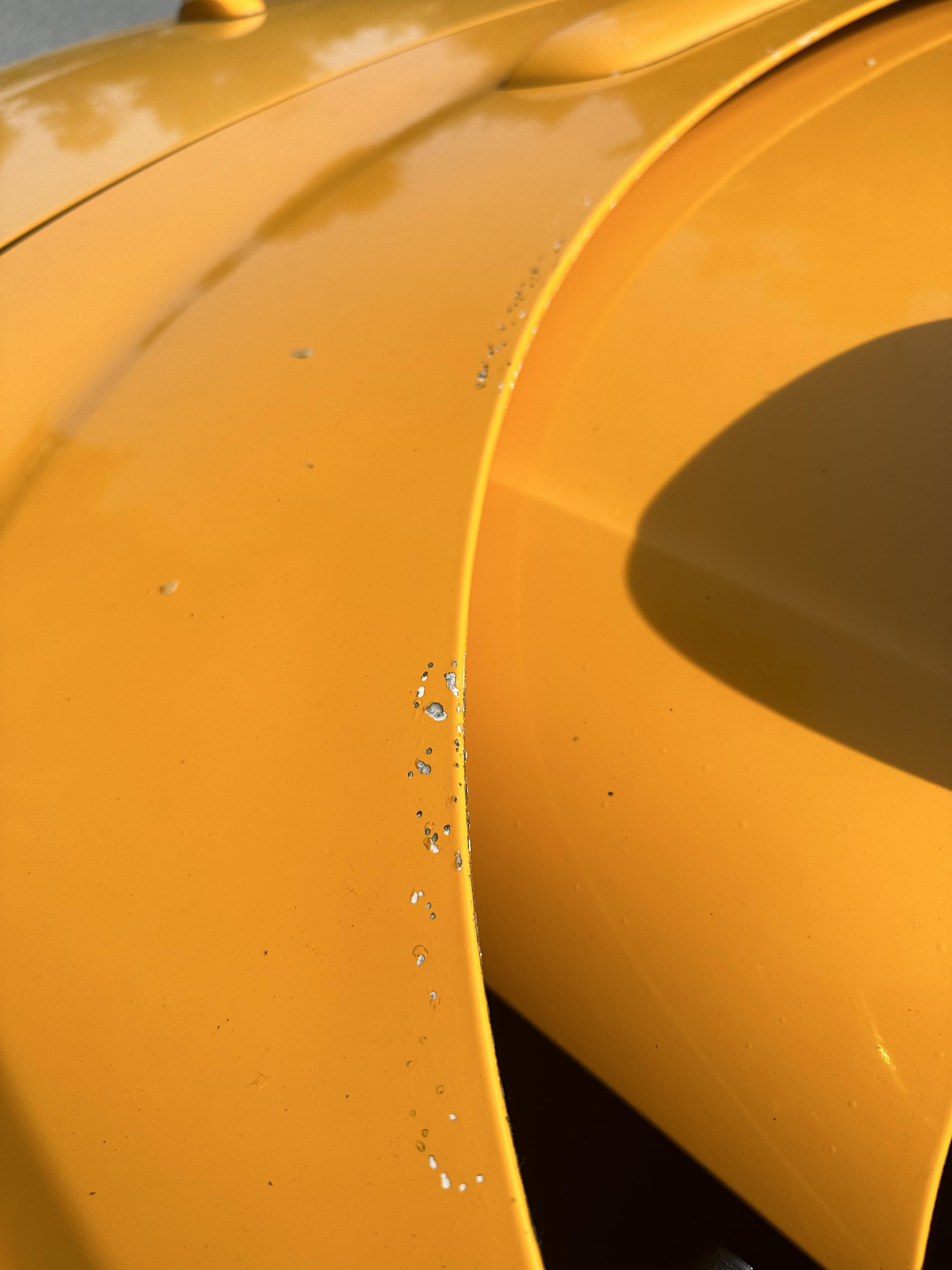 Anyone know what causes these chips? Pic below | Scrolller