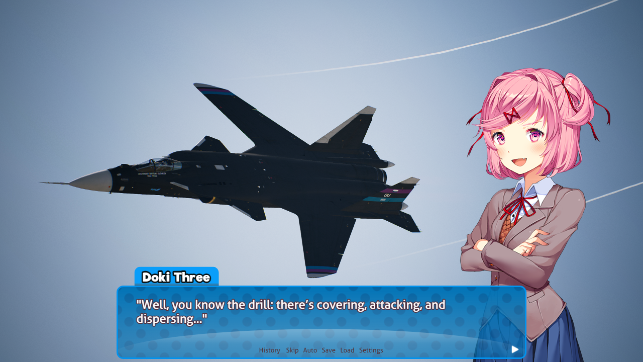 Operation Clubhouse (DDLC x Ace Combat 7) — Chapter 155: Wingman Command 2 | Scrolller