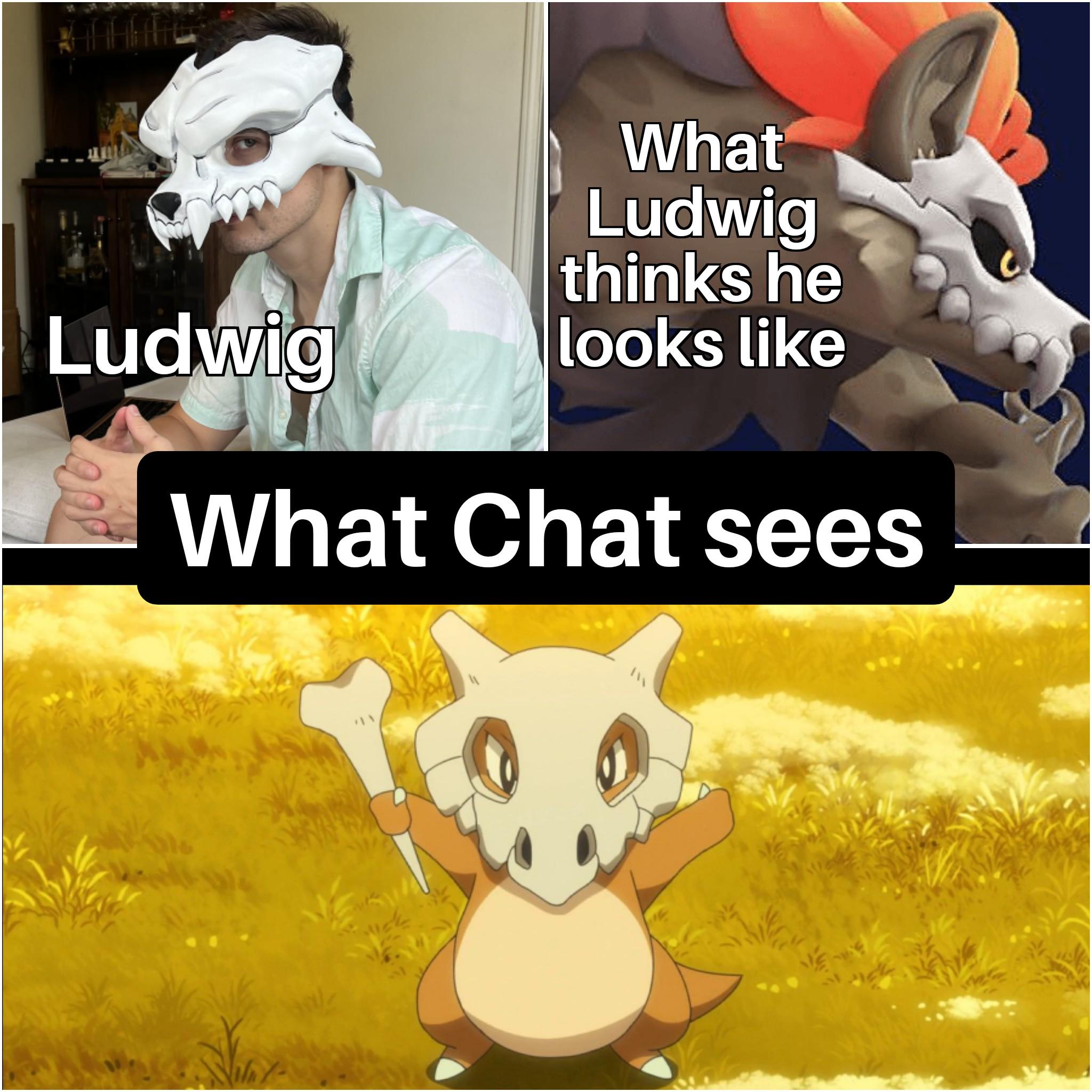 Ludwig really thinks he looks like Forsburn from Rivals 2 | Scrolller