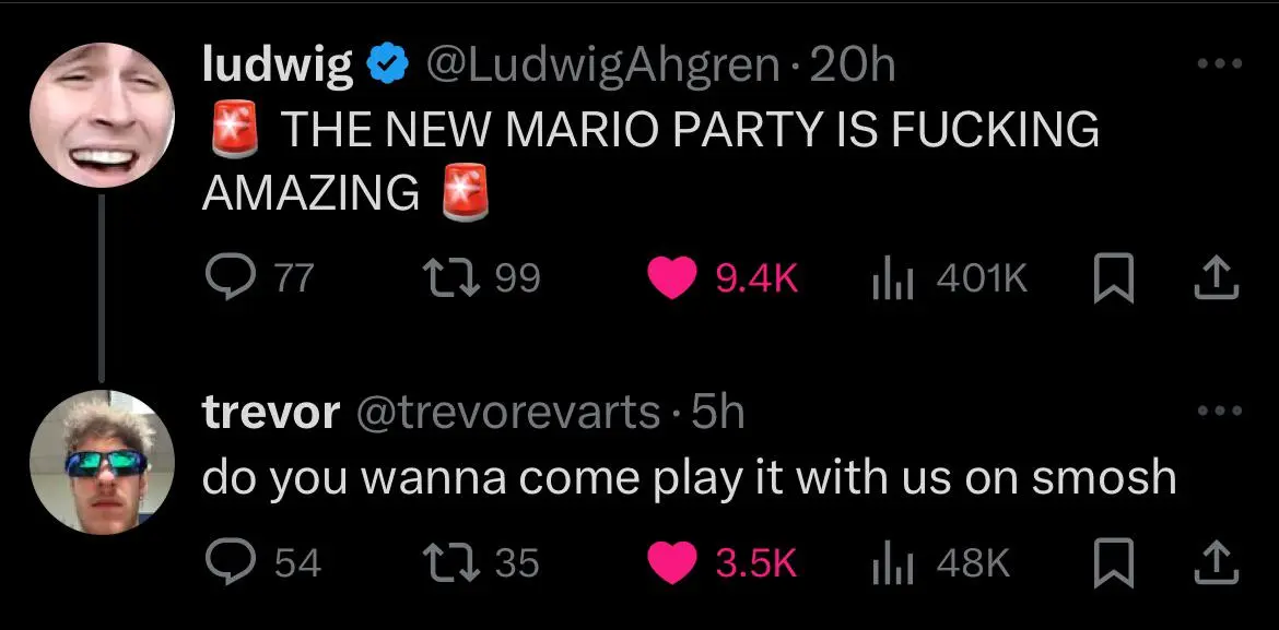 Ludwig x Smosh Games needs to happen | Scrolller