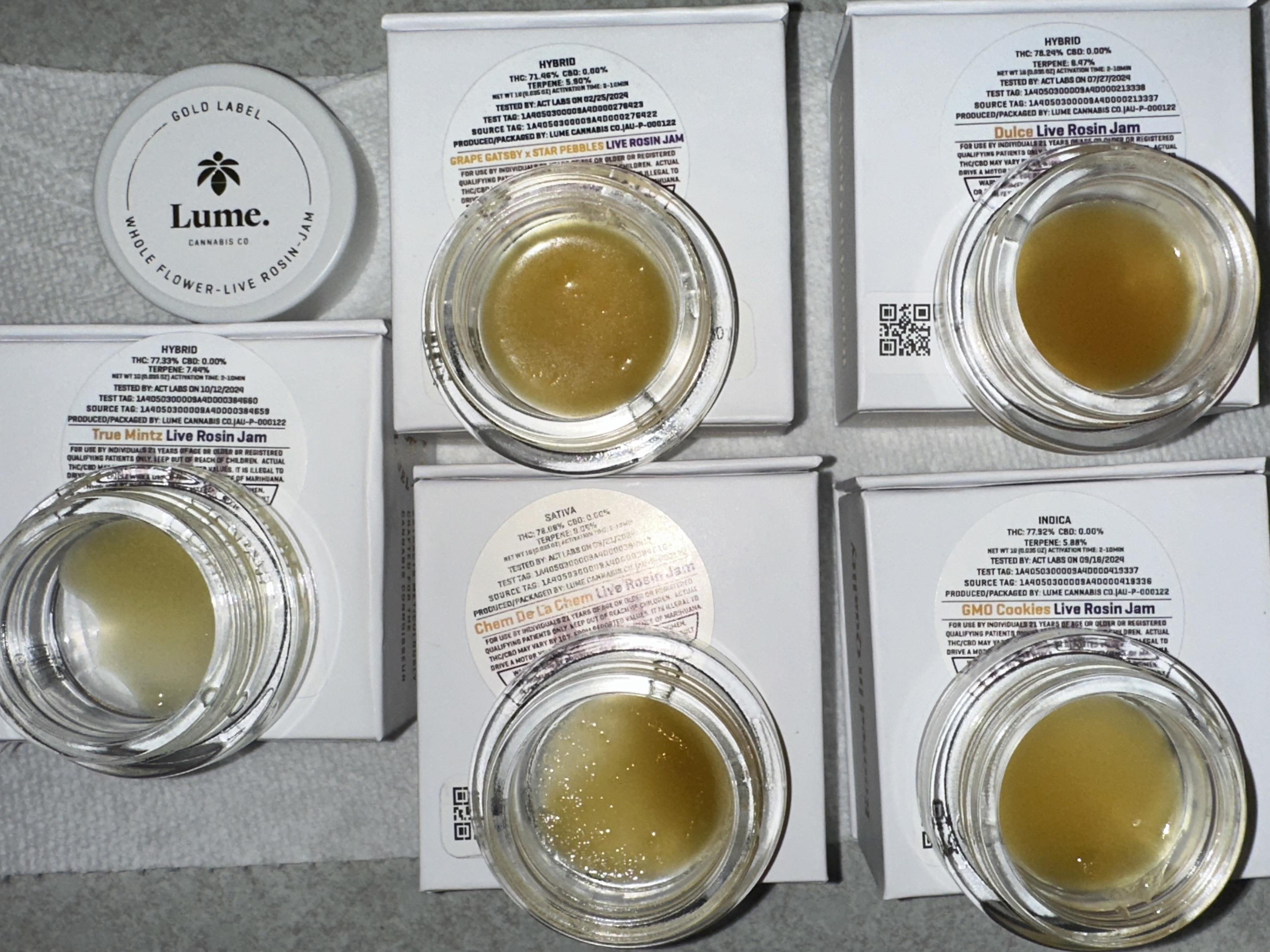 Lume Rosin Jam | Scrolller