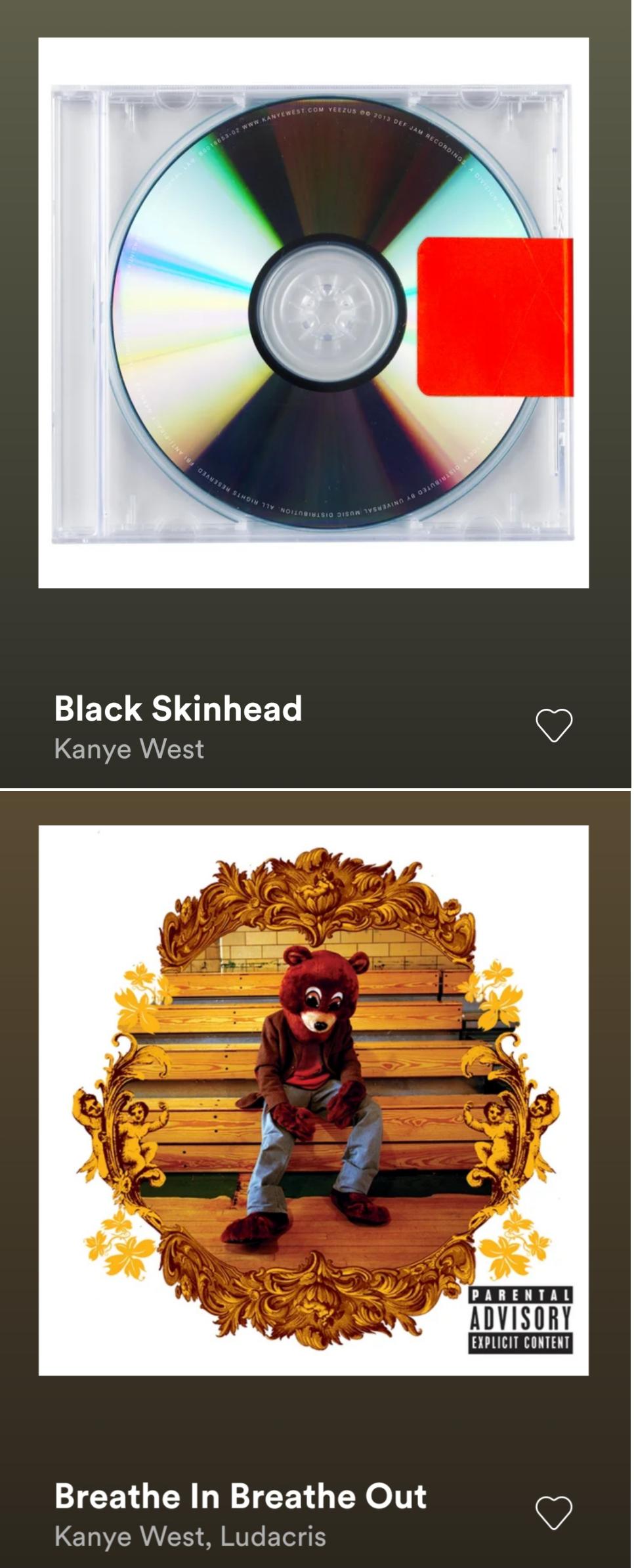 Favorite Kanye songs of each letter | Scrolller