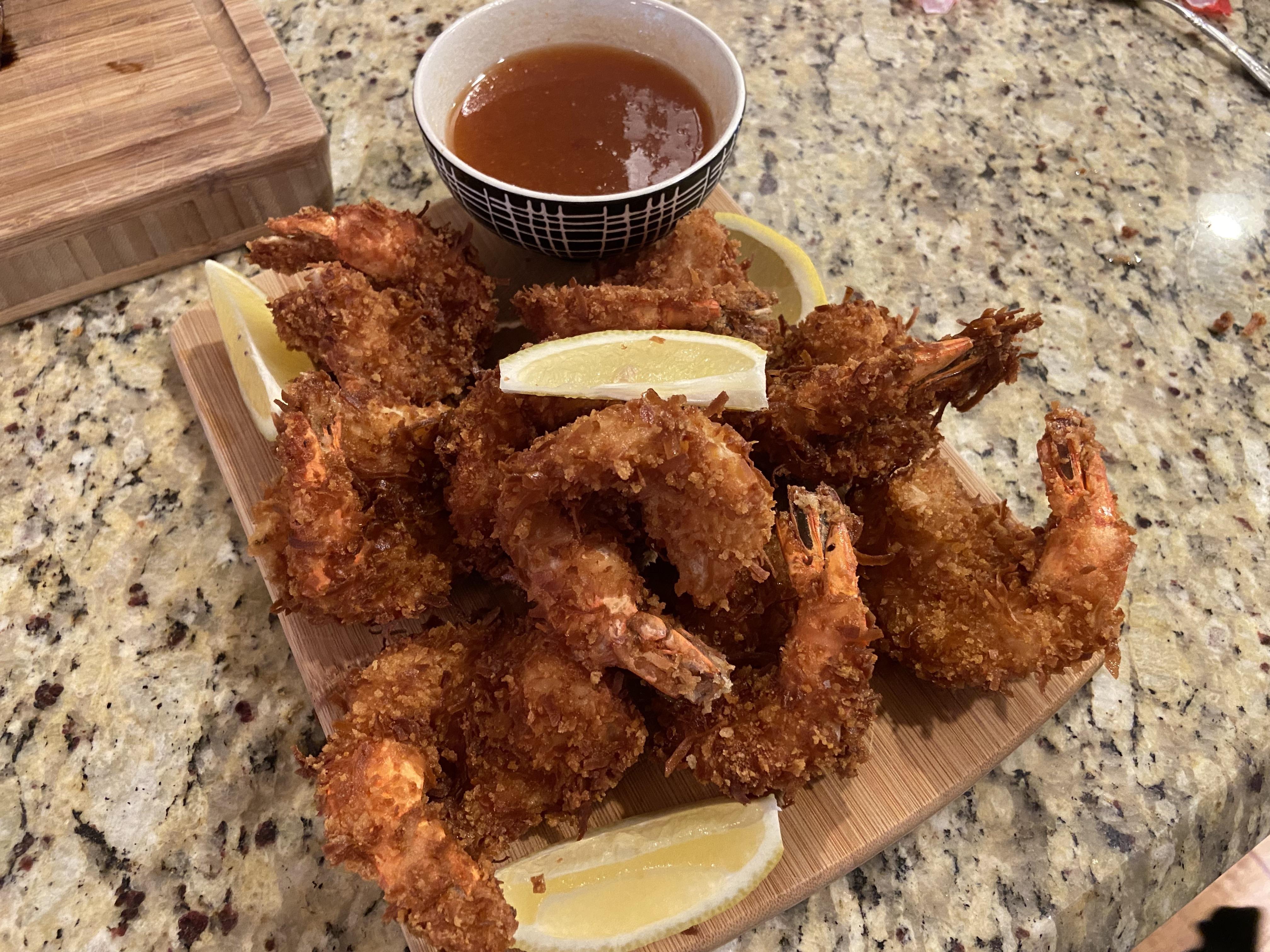 [homemade] coconut shrimp | Scrolller
