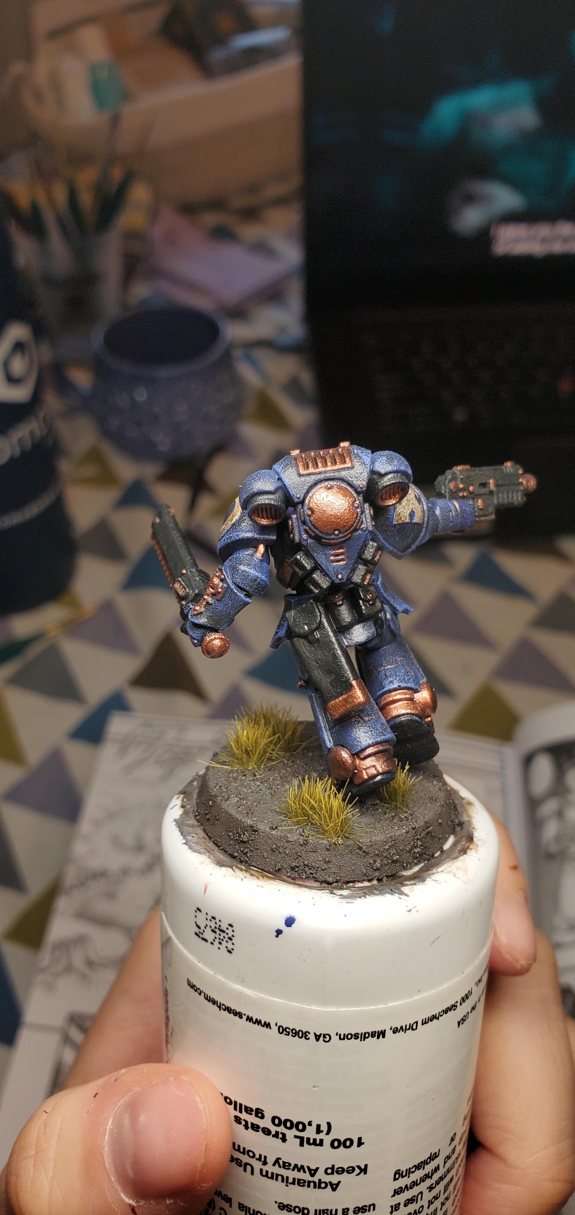 My first Warhammer 40K Space Marine! | Scrolller