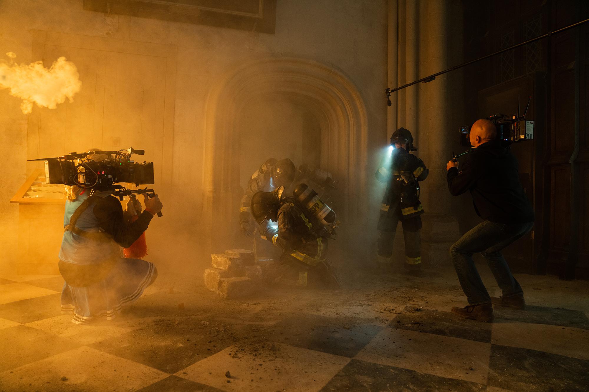 Netflix's miniseries "Notre-Dame Behind the Scenes | Scrolller