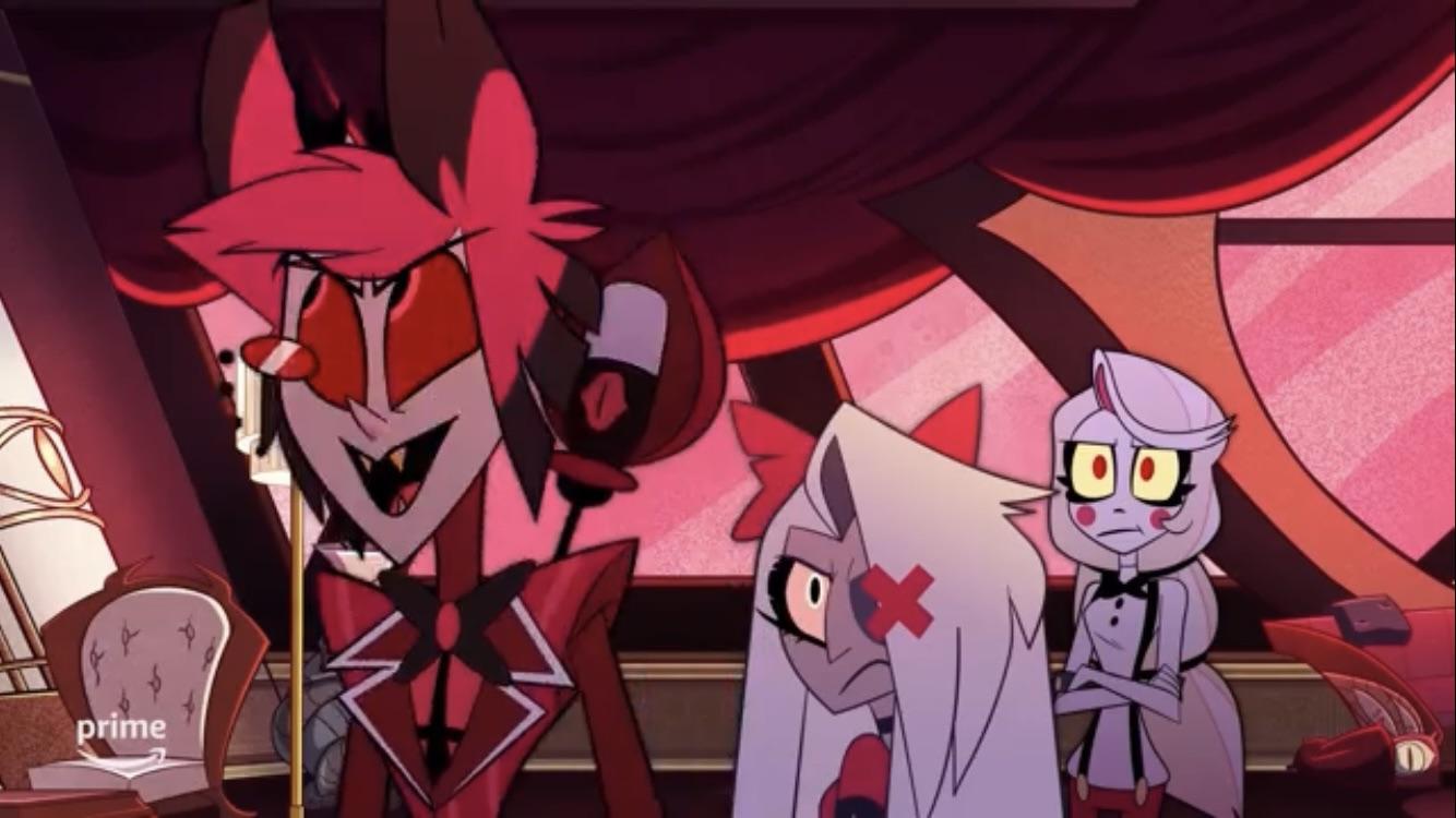 Listen I don’t even ship this but I so desperately want the Charlie/Vaggie/Alastor shipname to ...