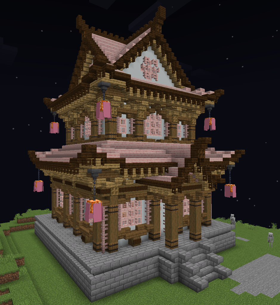 A temple reproducted in survival ! | Scrolller