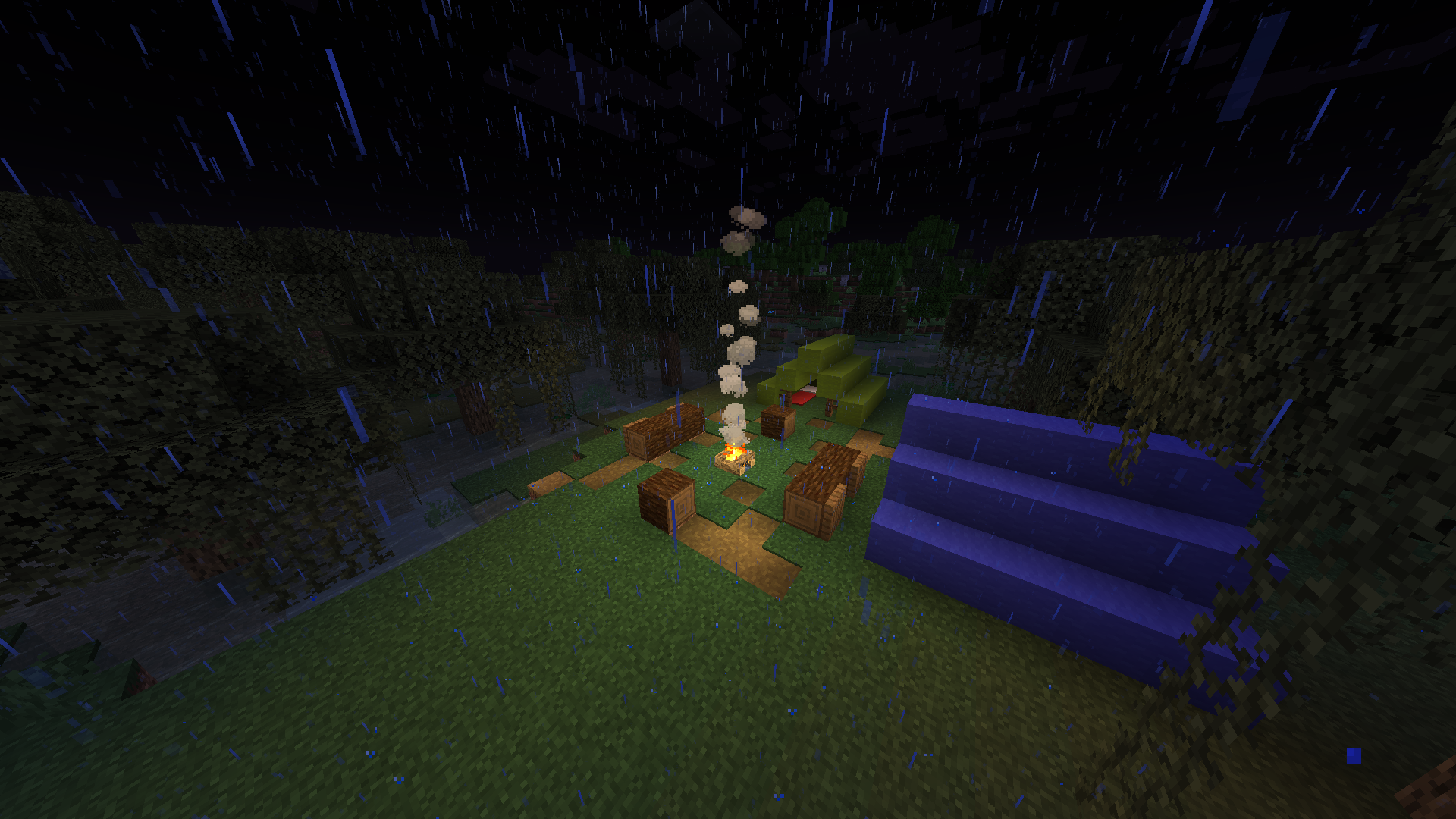 Rainy swamp campsite. Any suggestions? | Scrolller