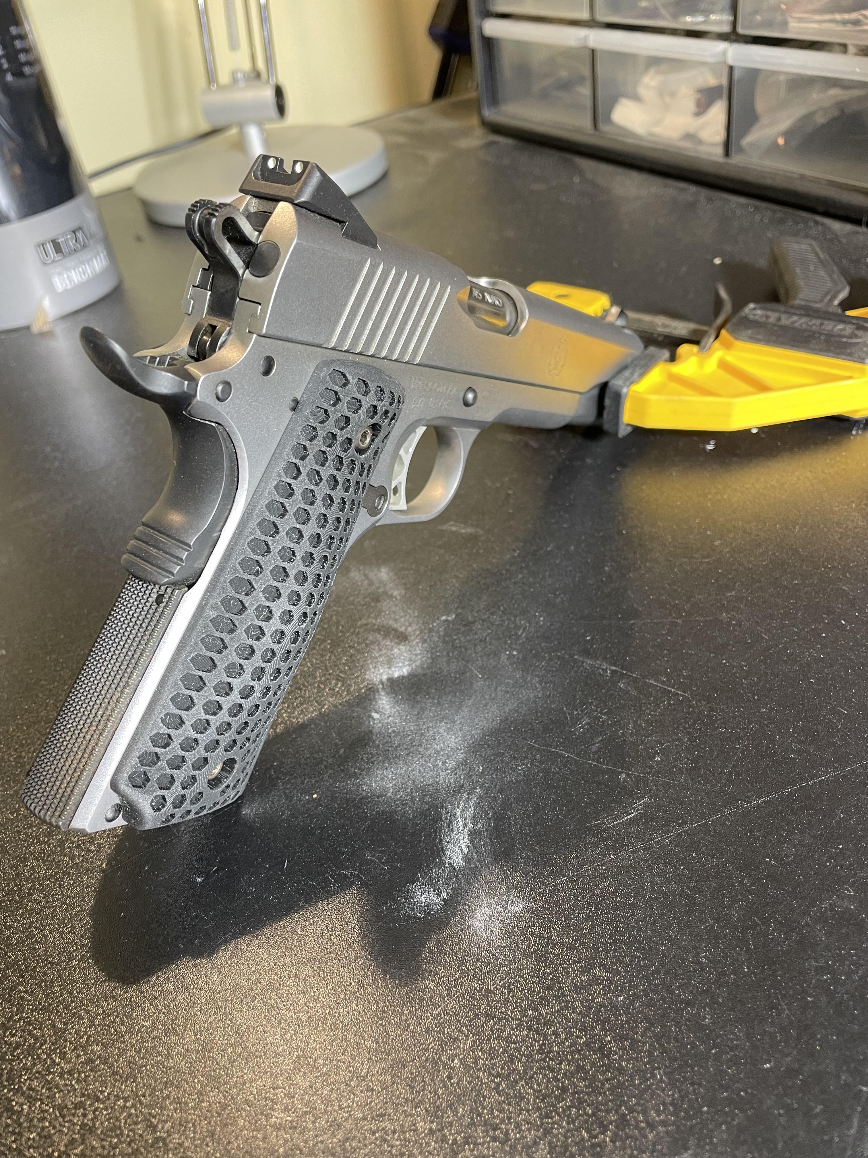 Discover more like Functionalprint: I designed and 3D printed custom 1911 grips that are mapped ...