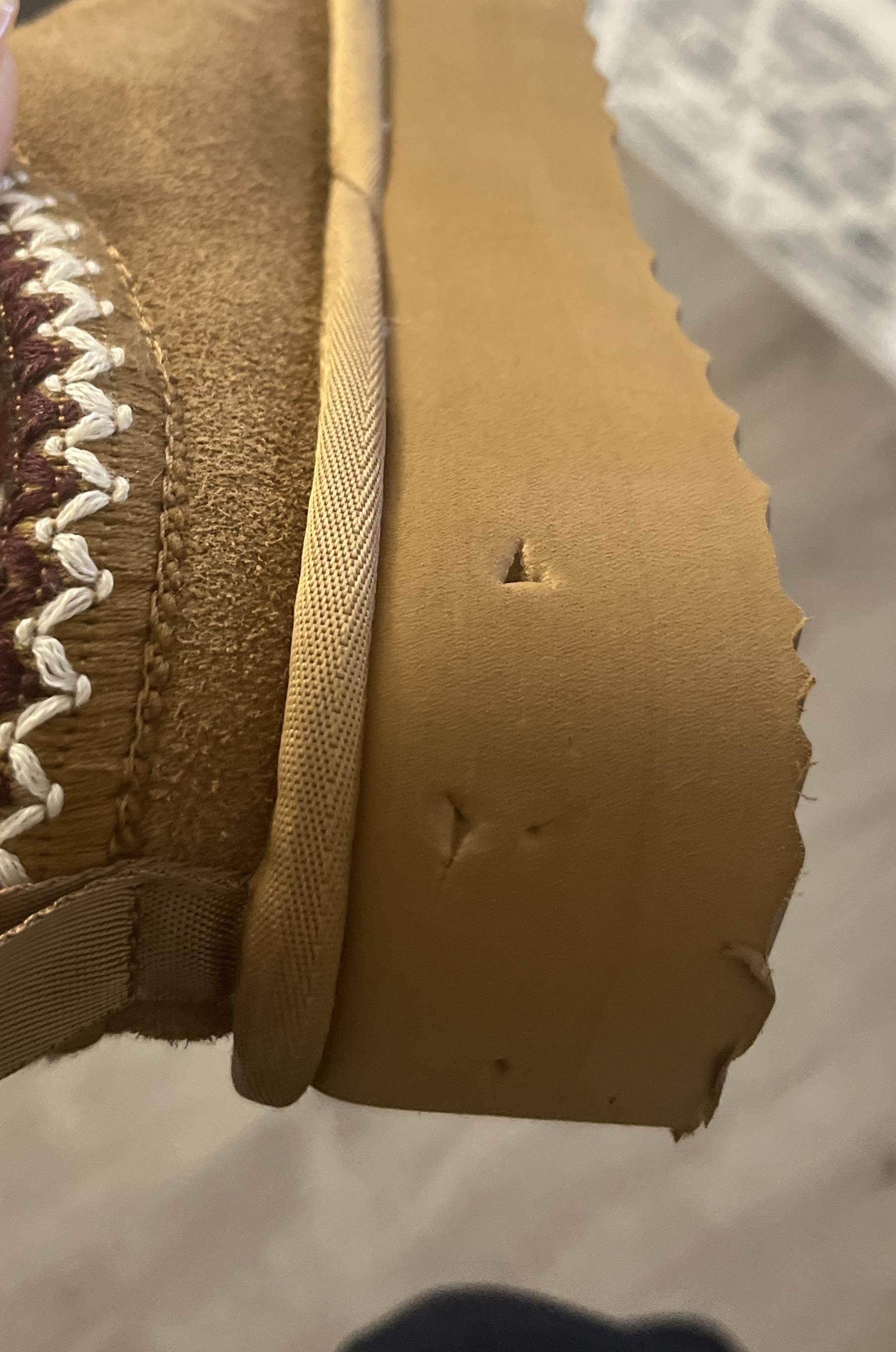 How to fix bite marks in a foam sole | Scrolller
