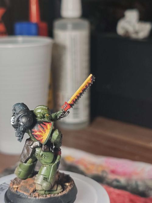 First ever space marine and it's a Salamander! | Scrolller