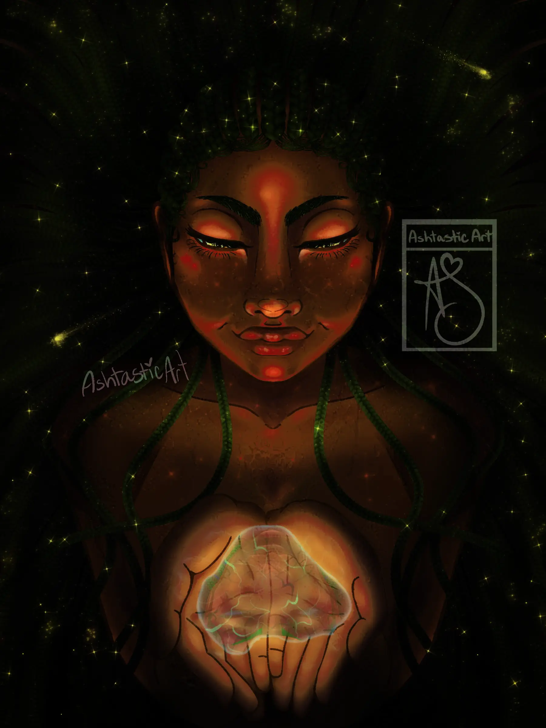 Magical Reflections, ashtasticart (me), digital, 2024 | Scrolller