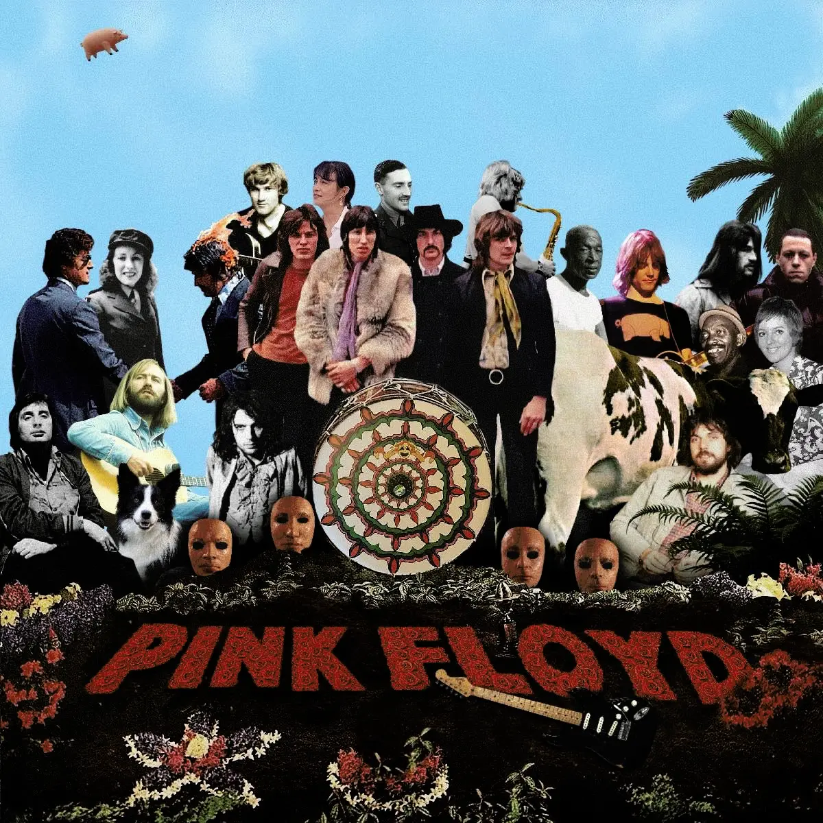 Making A Pink Floyd-Themed Sgt. Pepper’s Album Cover Day 23: Snowy White Has Joined Our Pink ...