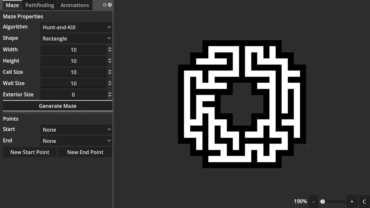 Maze Generator: Adding Masking | Scrolller
