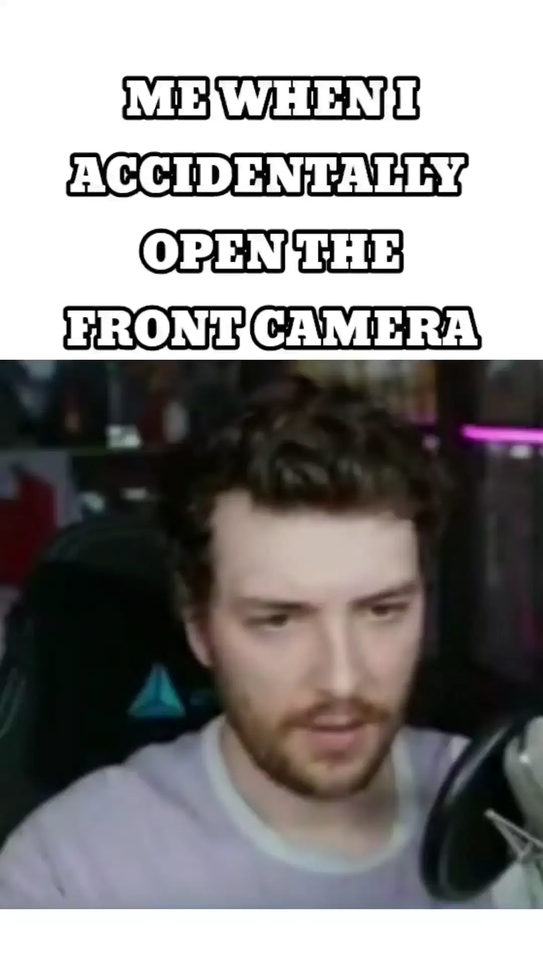 Me when I accidentally open the front | Scrolller