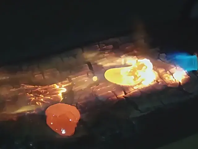 Melting pure scrap copper with a blowtorch | Scrolller