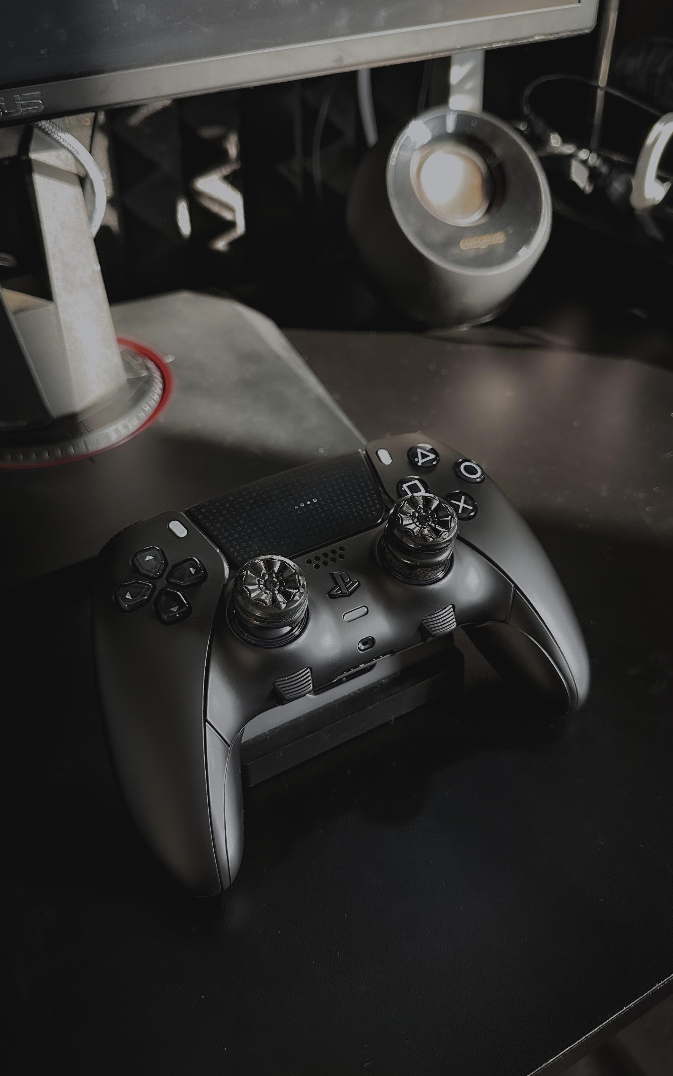 Midnight Black Dualsense Edge Controller | Scrolller