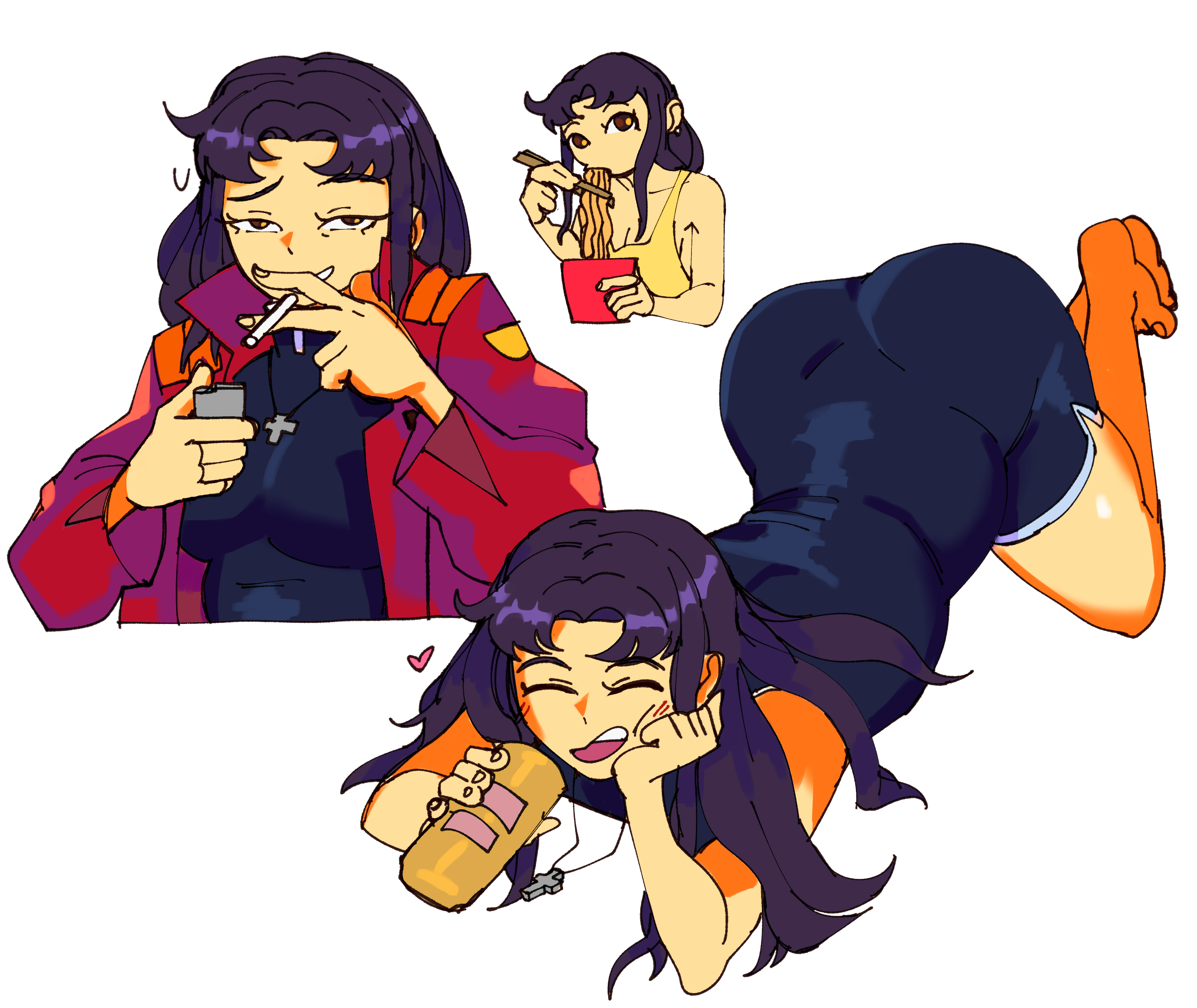 Misato drawings | Scrolller