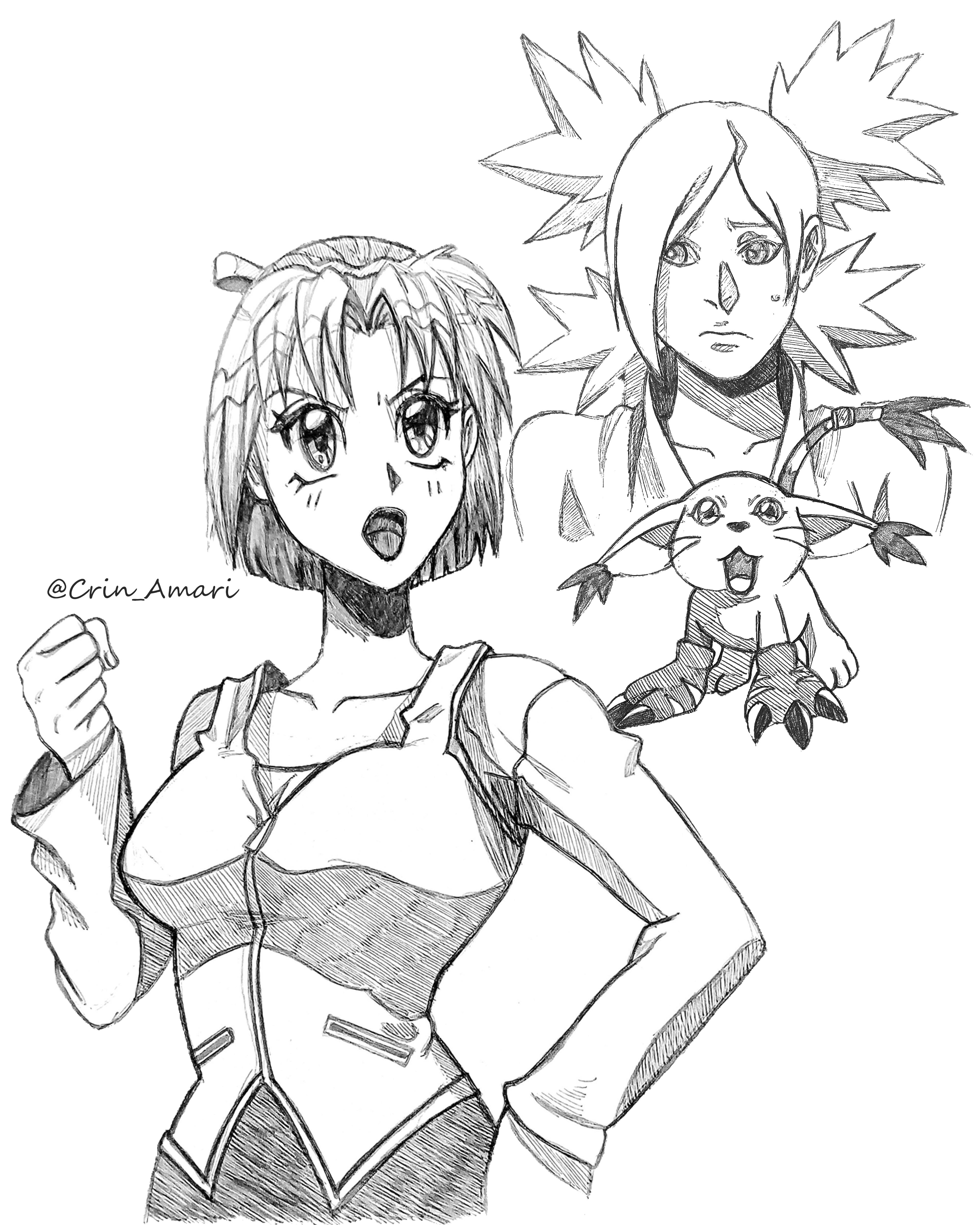 Miyako Todaiji, Temari and Gatomon- do you recognize any of them ...