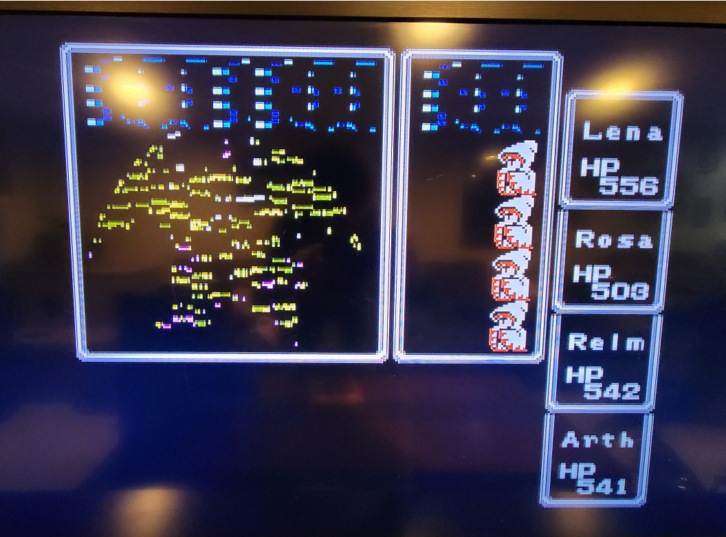 FF1 - Original NES version, 4 White Mages, no class change | Scrolller